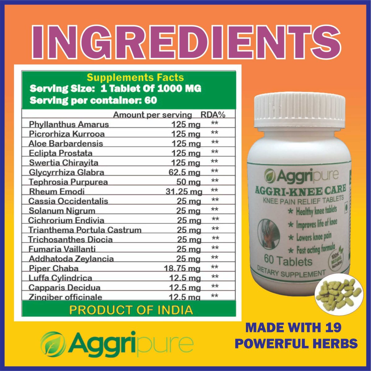Best Knee Pain Relief Ayurvedic Tablets